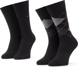 Tommy Hilfiger Lange Socken Tommy Hilfiger 100001495 Schwarz