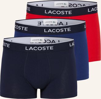 Lacoste 3er-Pack Boxershorts blau