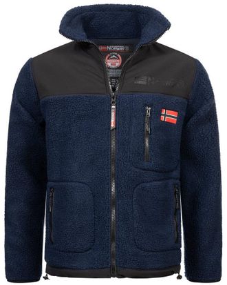 Geographical Norway Fleecejacke Herren Teddy Polar Fleece Winter Jacke Outdoor &Uuml;bergangs Herbst