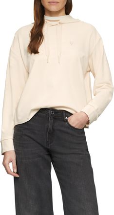 s.Oliver Weiches Kapuzen-Sweat mit Herz-Stickerei