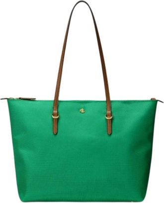 Ralph Lauren Femme, Sacs, Vert, Taille: ONE Size Keaton 26 Tote