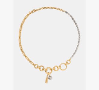 Kate Spade New York Kate Spade Geo Pop Statement Halskette f&uuml;r Frauen in Gold Silber