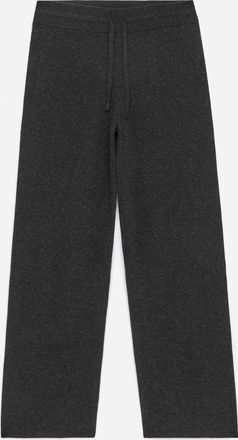 Arket Hose Aus Reinem Kaschmir -Grau
