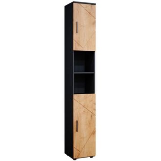 Vicco Badschrank Irma, Anthrazit, 30 x 192 cm