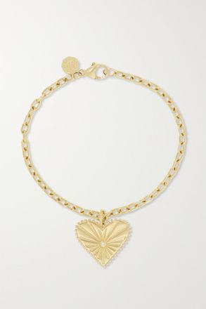 Marlo Laz Small Pour Toujours Armband Aus 14 Karat Gold Mit Diamant