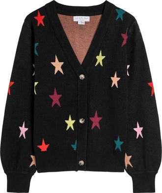 Never Fully Dressed cardigan &agrave; motif d&eacute;toiles - Noir