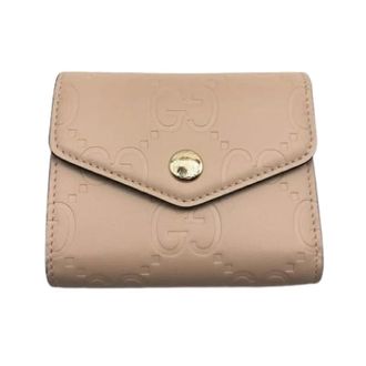 Gucci Portefeuille Pre-owned (tri-fold) - Femme - Pre-owned - Beige - Taille: ONE Size