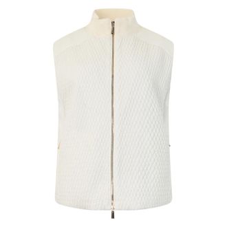 Moorer Moderne leichte Weste - - Jackets - Damen - Wei&szlig; - M
