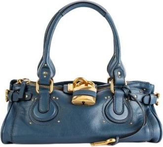 Chlo&eacute; Femme, Sacs, Bleu, Taille: ONE Size Paddington bag