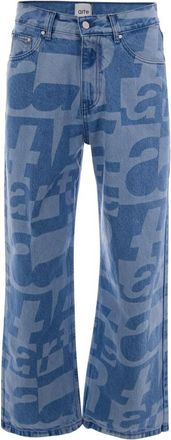 Arte Homme, Jeans, Bleu, Taille: W34 Denim Allover Pants