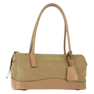 Prada Sac bandouli&egrave;re en nylon Pre-owned - Femme - Pre-owned - Brun - Taille: ONE Size