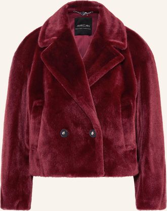 Marc Cain Kunstpelz-Jacke rot