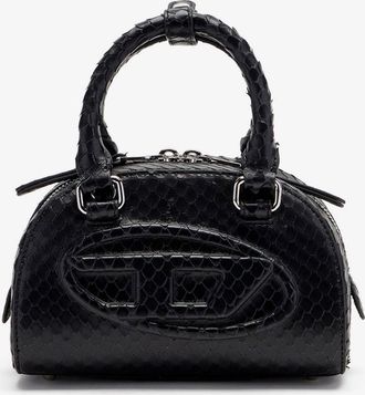 Diesel 1DR Dome python leather crossbody bag - DIESEL - gender_Woman