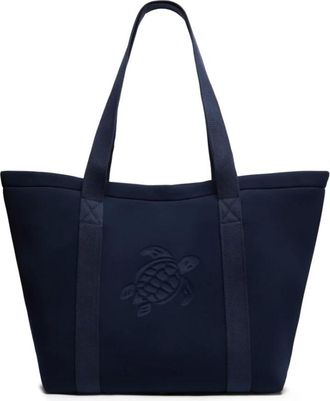 Vilebrequin unisex, Sacs, Bleu, Taille: ONE Size Neoprene Beach Bag Solid