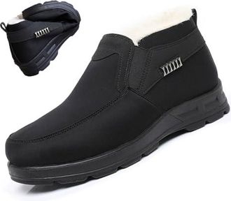 Generic Bottes de neige orthop&eacute;diques chaudes pour homme, bottes de neige &agrave; semelle souple pour homme, chaussures habill&eacute;es d&eacute;contract&eacute;es, chaussures de march