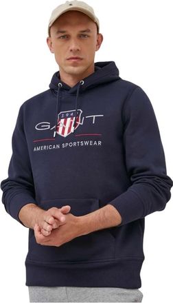 GANT Herren, Sweatshirts & Hoodies, Blau, SGr&ouml;&szlig;e