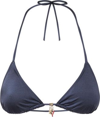 MC2 Saint Barth Femme, Maillots de bain, Bleu, Taille: 42 FR Leah Haut de bikini triangle enti&egrave;rement r&eacute;glable