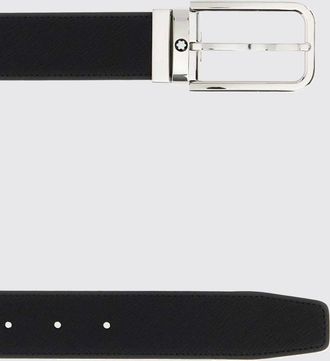 Montblanc Sartorial Wendeg&uuml;rtel aus Saffiano-Leder mit emaillierter Schlie&szlig;e