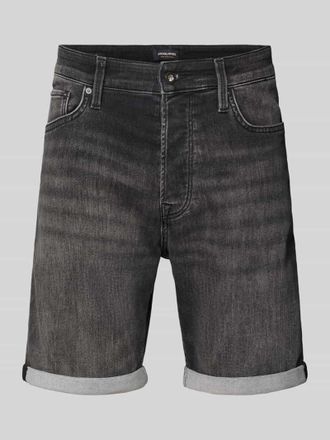 Jack & Jones Regular Fit Jeansshorts mit Umschlag Modell RICK