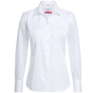 Greiff Langarmbluse Greiff Corporate Bluse PREMIUM Damen OEKO TEX B&uuml;gelfrei Wei&szlig;