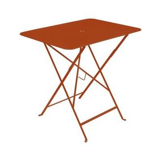 Fermob Table rectangulaire Bistro - Orange - Acier laqué - Designer Studio Fermob