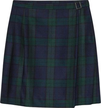 Pomandere Femme, Jupes, Multicolore, Taille: 42 FR Jupe en flanelle à carreaux tartan