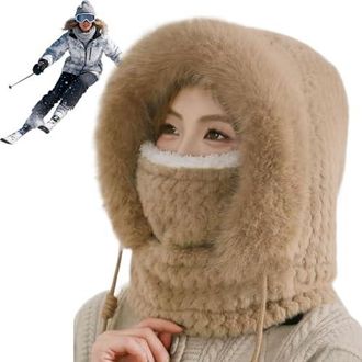 Generic Chapeau de style russe - Couvre-t&ecirc;te dhiver chaud, prot&egrave;ge-oreilles r&eacute;glable | Construction de couvre-chef thermique l&eacute;ger pour lext&eacute;rieur, &eacute;quipement