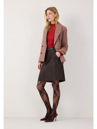 More & More Steppjacke stylishe, karierte Caban-Jacke