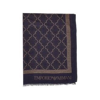Emporio Armani Stola in viscosa e modal con motivo jacquard Man One Size