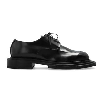 Moschino Shiny Calfskin Derby - - Shoes - Damen - Schwarzk - 40 EU