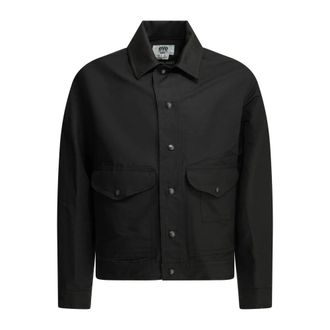 Junya Watanabe Surchemise &agrave; poches plaqu&eacute;es - Homme - Vestes - Noir - Taille: XL