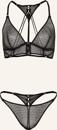 Aubade Set Secret Language: Triangel-Bh Und String schwarz