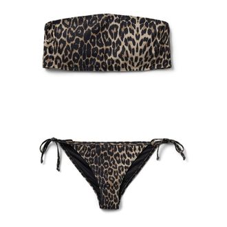 Sofie Schnoor Bikini in Hellbraun mit Leopardenmuster - - Swimwear - Damen - Braun - XS