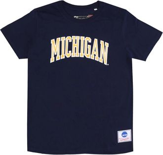 Mitchell & Ness Ncaa OG Tee Micwol Navy - - Tops - Herren - Blau - XL