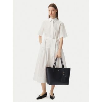 Tommy Hilfiger Handtasche Tommy Hilfiger Th Icon Tote AW0AW18724 Schwarz