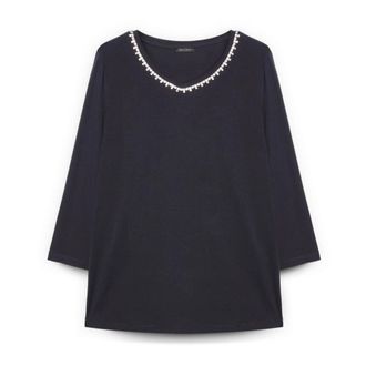 Fiorella Rubino Damen, Oberteile, Blau, SGr&ouml;&szlig;e