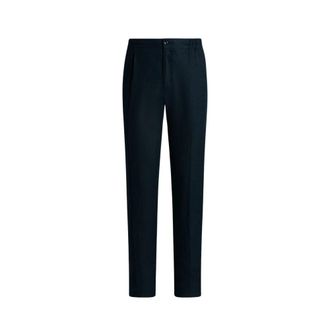 Kiton Comfort Leinenhose - - Trousers - Herren - Blau - S