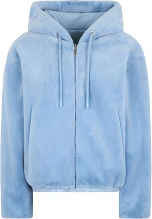 Moose Knuckles Femme, Sweatshirts et sweats &agrave; capuche, Bleu, Taille: 38 FR Eaton Reversible Bunny