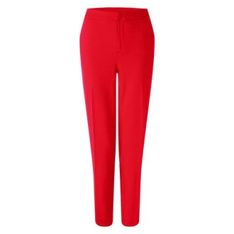 Oui Femme, Pantalons, Rouge, Taille: 38 FR Pantalon slim