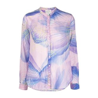 Forte_Forte Purple Dream Print Voile Hemd - - Blouses & Shirts - Damen - Mehrfarbig - XL