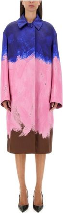 Dries Van Noten Femme, Manteaux, Multicolore, Taille: 38 FR Oversize Coat