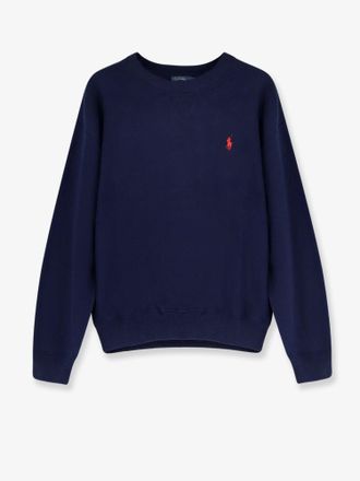 Ralph Lauren Cotton blend sweater with embroidered logo on the front - POLO RALPH LAUREN - gender_Woman