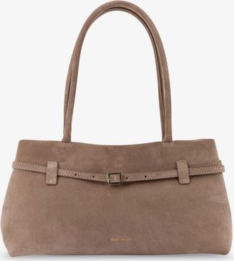 Manu Atelier East West Le Cambon suede shoulder bag - MANU ATELIER - gender_Woman