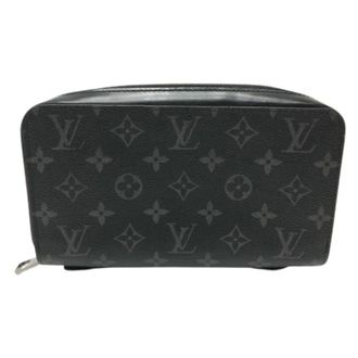 Louis Vuitton unisex, Pre-owned, Noir, Taille: ONE Size Pre-owned Portefeuille long (bi-pli)