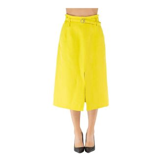 Jil Sander Stilvoller Gonna Rock - - Skirts - Damen - Gelb - XS