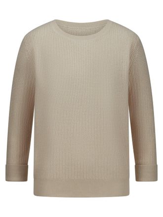 Peter Hahn Rundhals-Pullover 3/4-Arm Peter Hahn beige