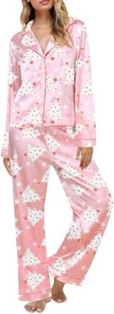 Generic Ensemble de pyjama d&eacute;contract&eacute; et tendance avec pantalon long, tenues dhiver pour femmes, ensemble de v&ecirc;tements de d&eacute;tente pour femmes, ensemble de su