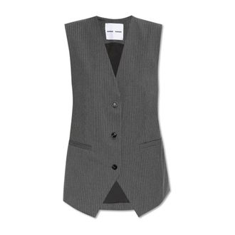 Sams&oslash;e & Sams&oslash;e Femme, Vestes, Gris, Taille: 38 FR Saleni vest