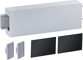 Paulmann 78408 LumiTiles Zubehör Profil Top Abdeckung 8cm Telegrau Spritzwasserschutz Kunststoff Beleuchtungssystem