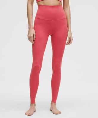 lululemon Align Leggings mit superhohem Bund f&uuml;r Frauen - 71 cm - Gr&ouml;&szlig;e 4 in Desert Red